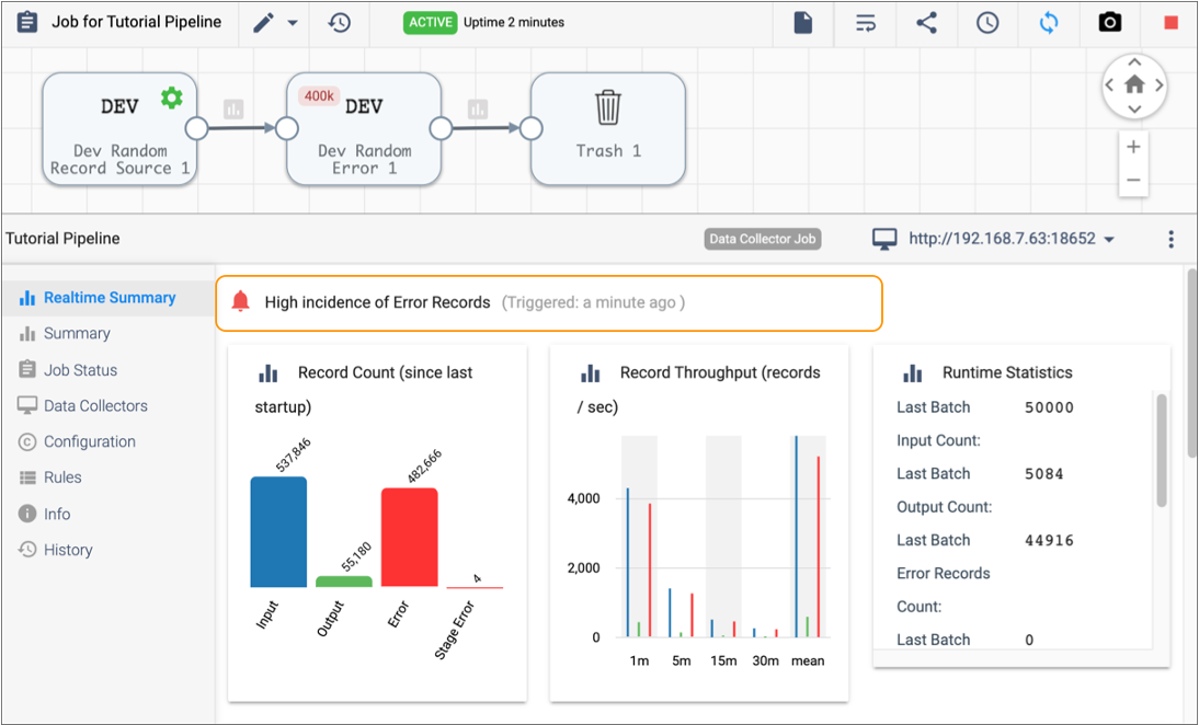 Tutorial: Data Collectors, Pipelines, and Jobs